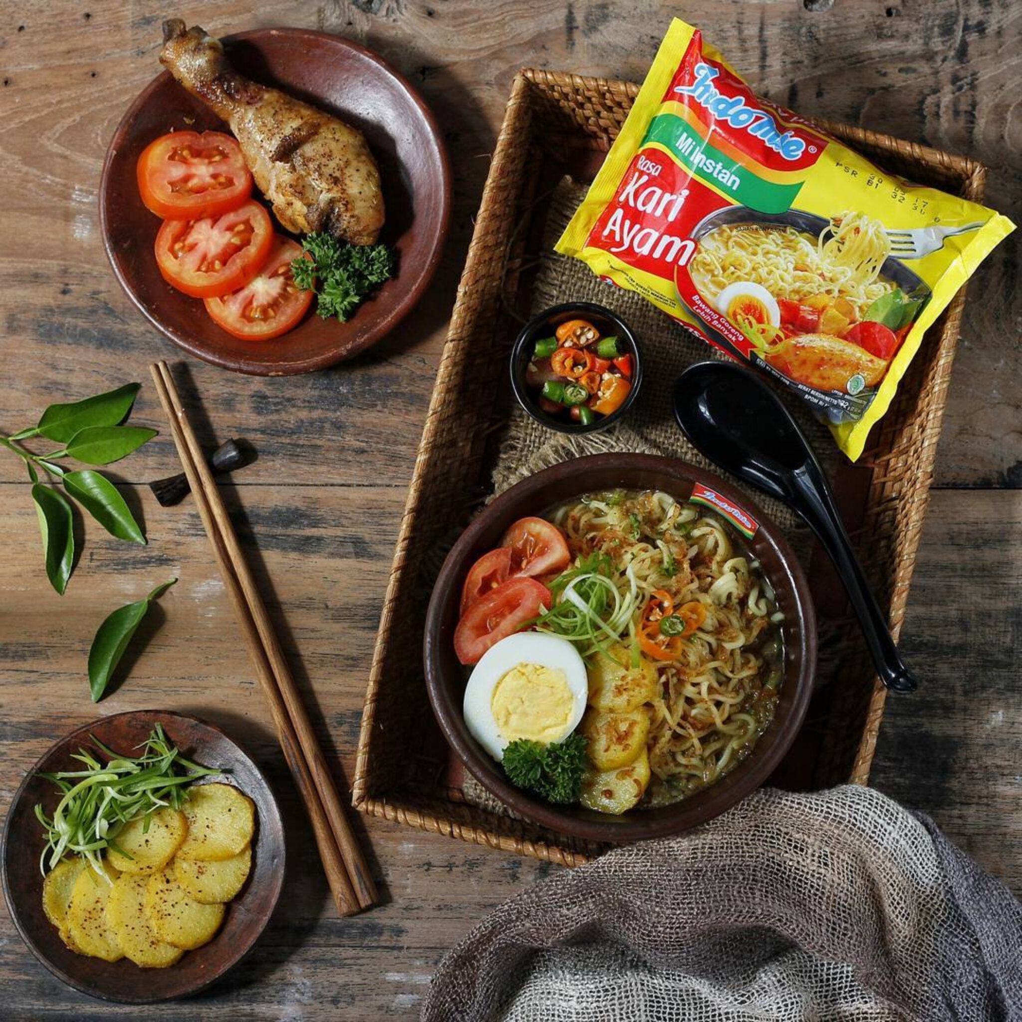 Indomie Ayam Kari Chicken Curry Noodles – 40 Pack | Halal, Authentic ...