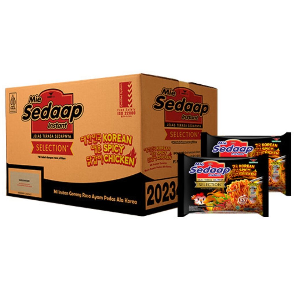 Mie Sedaap Korean Spicy Chicken Stir Fry Noodles 87g | Spiciness ...