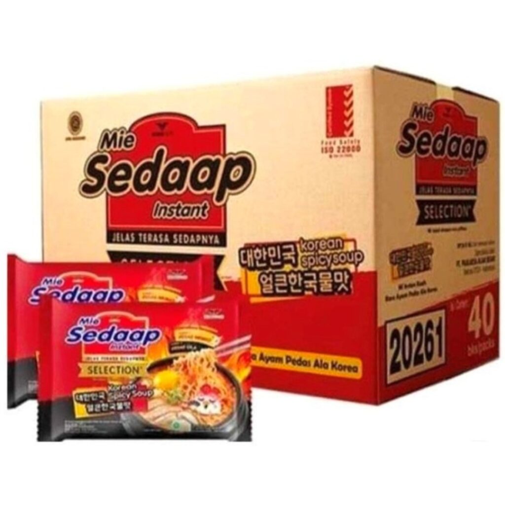 Mie Sedaap Korean Spicy Chicken Soup Noodles 87g – Authentic Korean ...