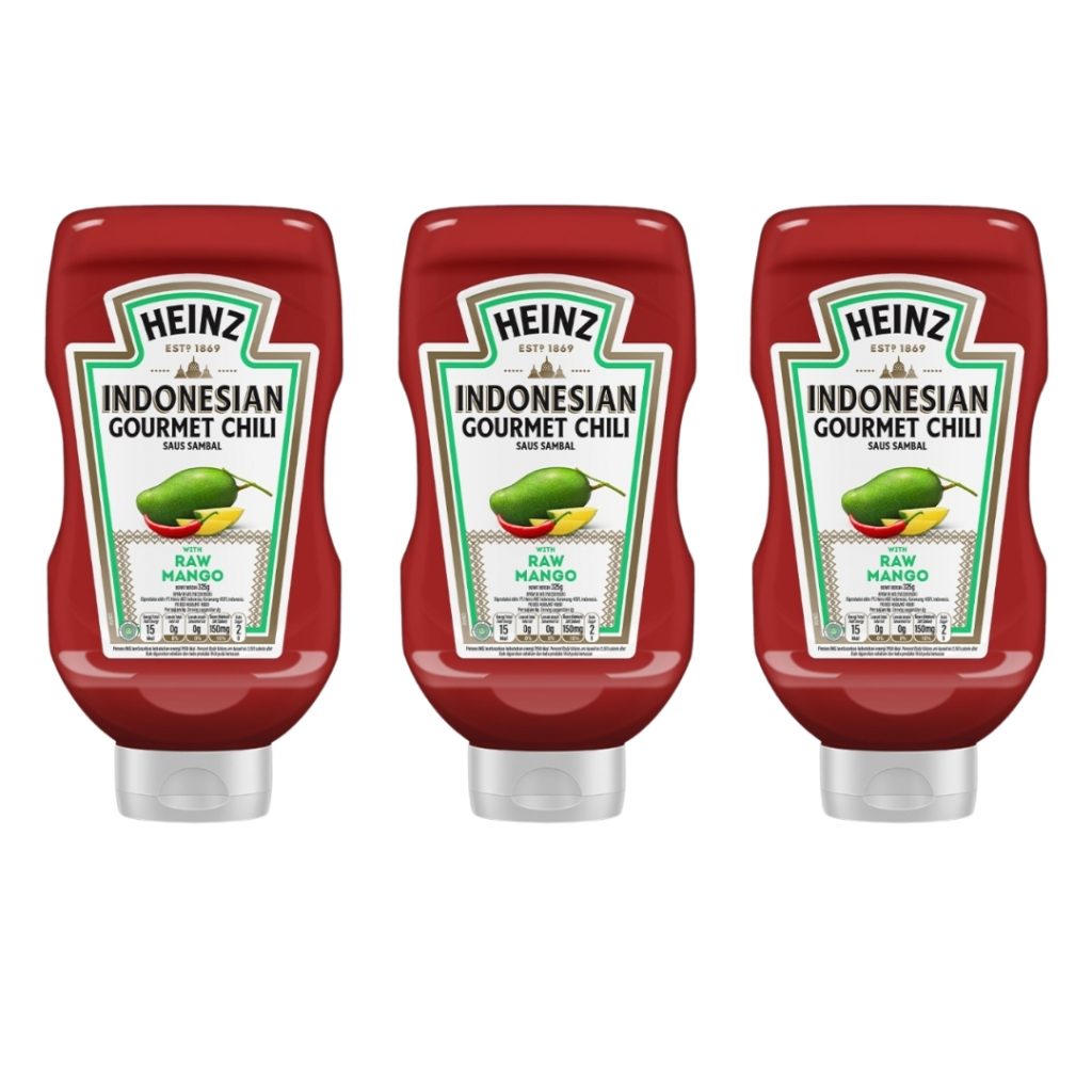 Heinz Indonesian Gourmet Chili Sauce with Raw Mango Pack of 3 – 325g ...