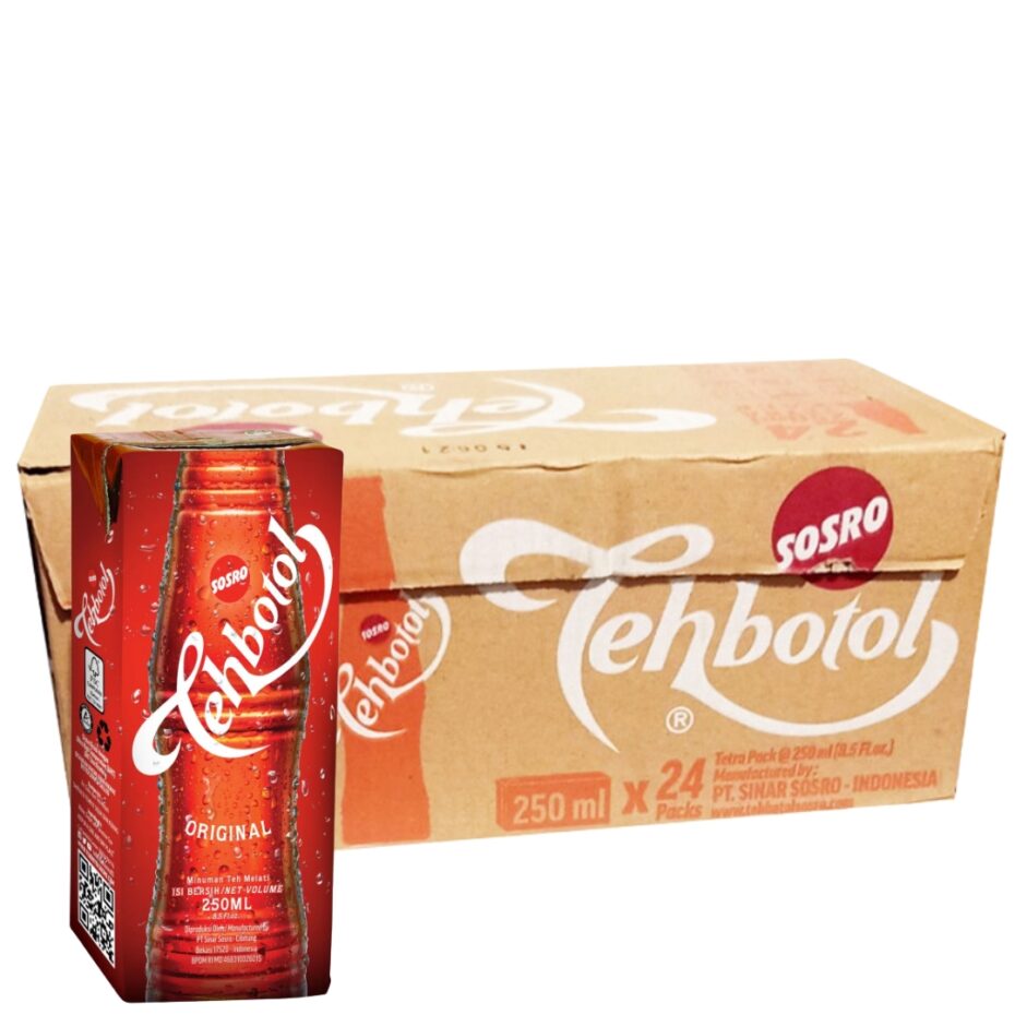 Teh Botol Sosro Jasmine Tea Original – 250ml Iced Tea 24 Pack ...